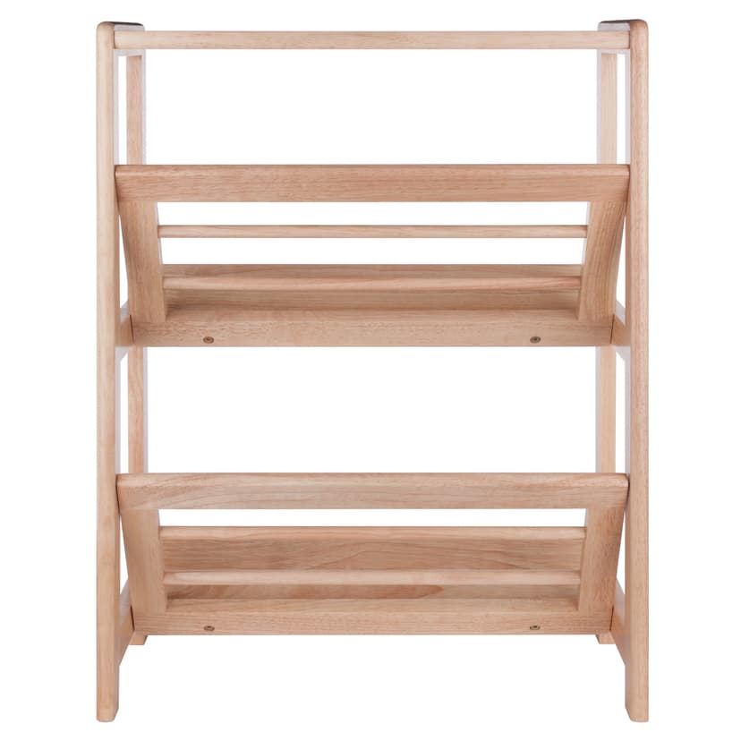 Juliet 2- Tier Tilted Bookshelf, Natural - Winsome Wood